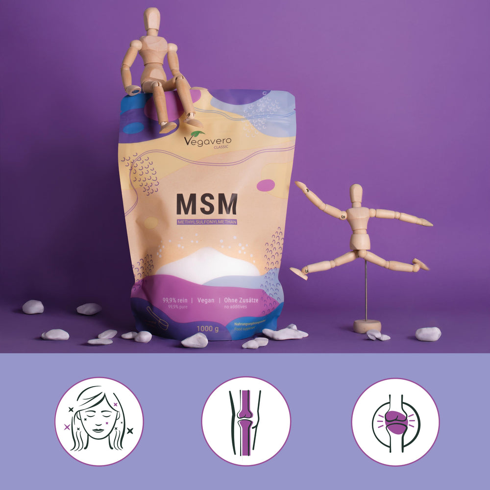MSM Powder | 1 kg | Methylsulfonylmethane – Vegavero