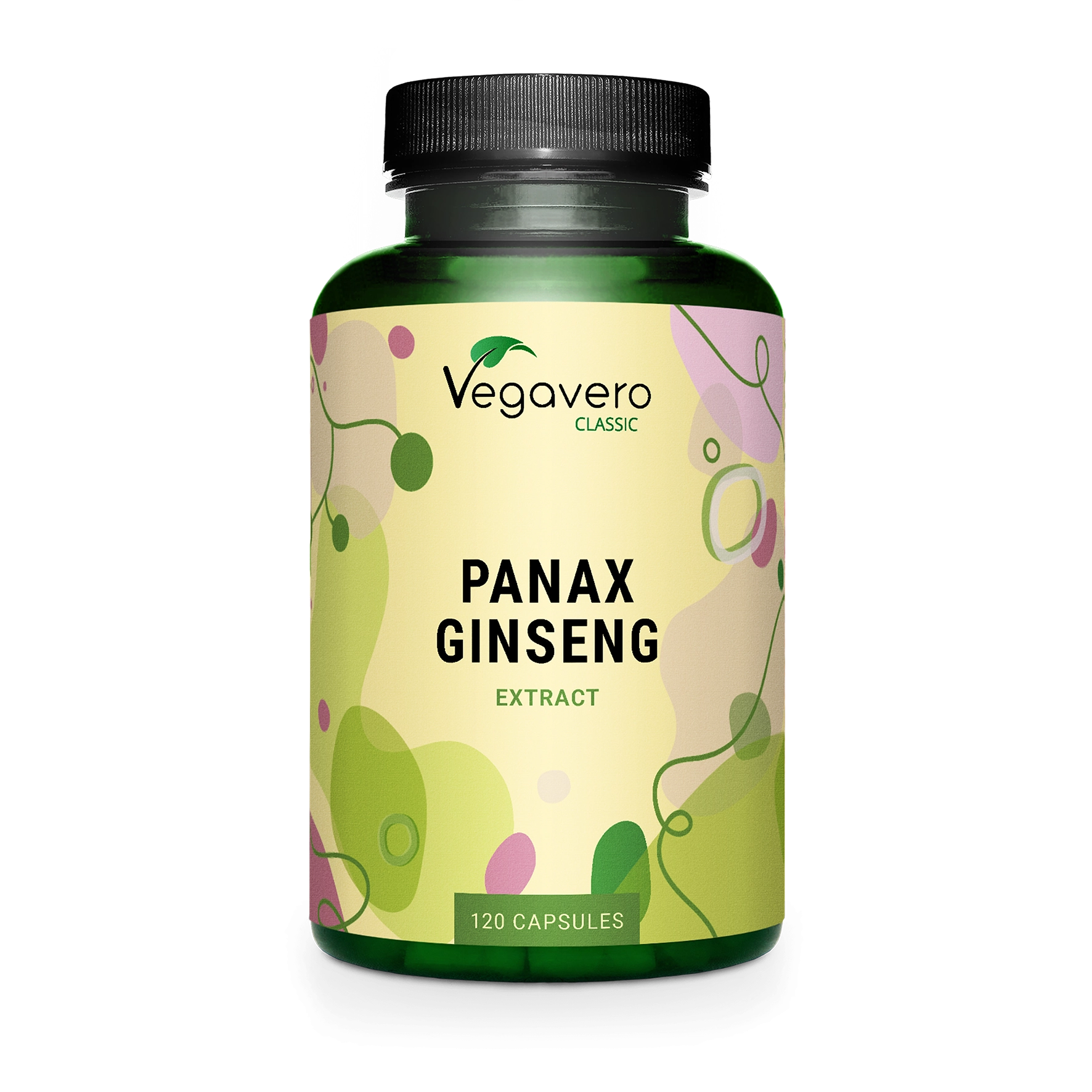 Panax Ginseng Extract | 120 Capsules | 600 mg Extract